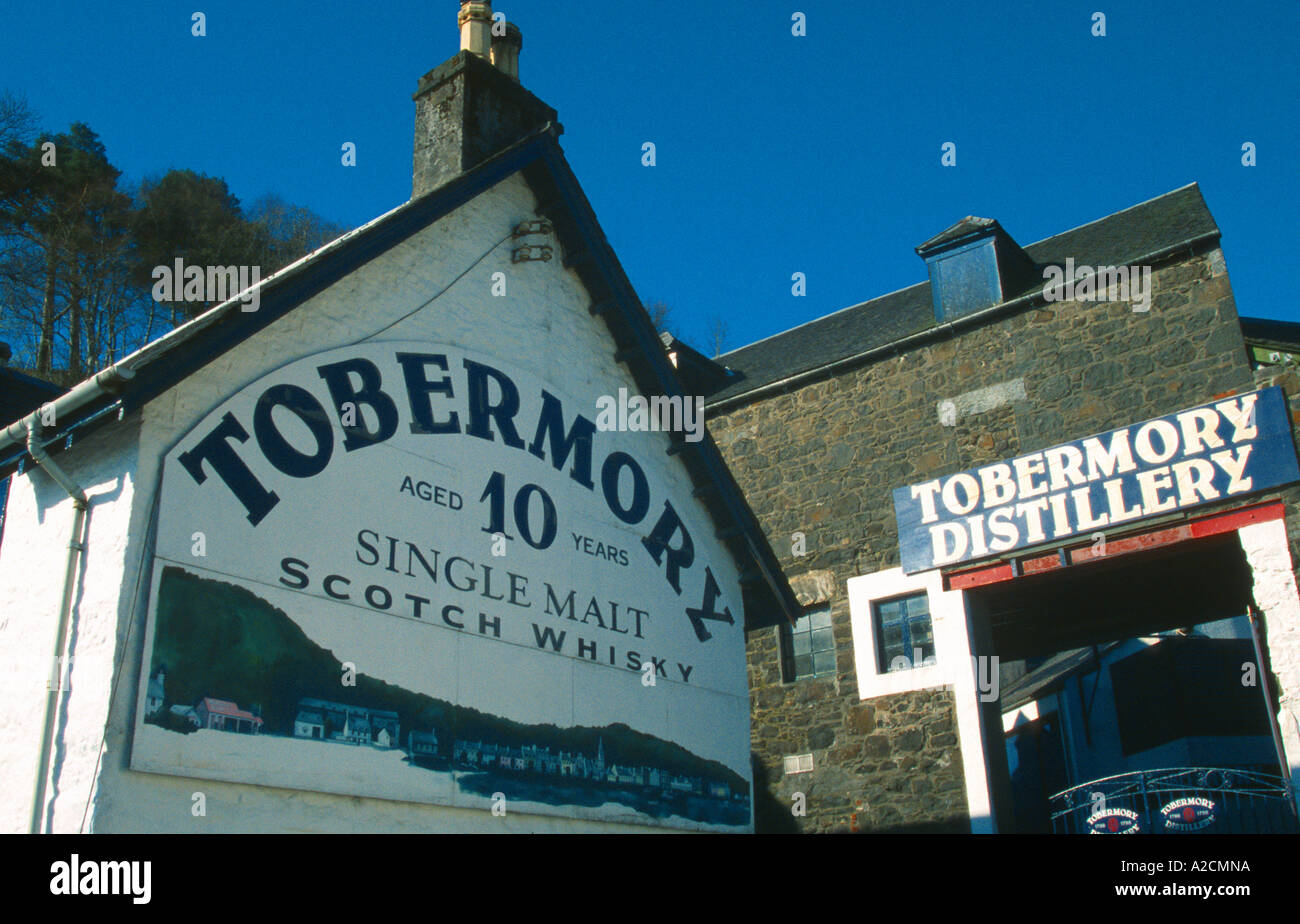 Tobermory Distillery produces single malt Scotch whisky Tobermory Isle ...