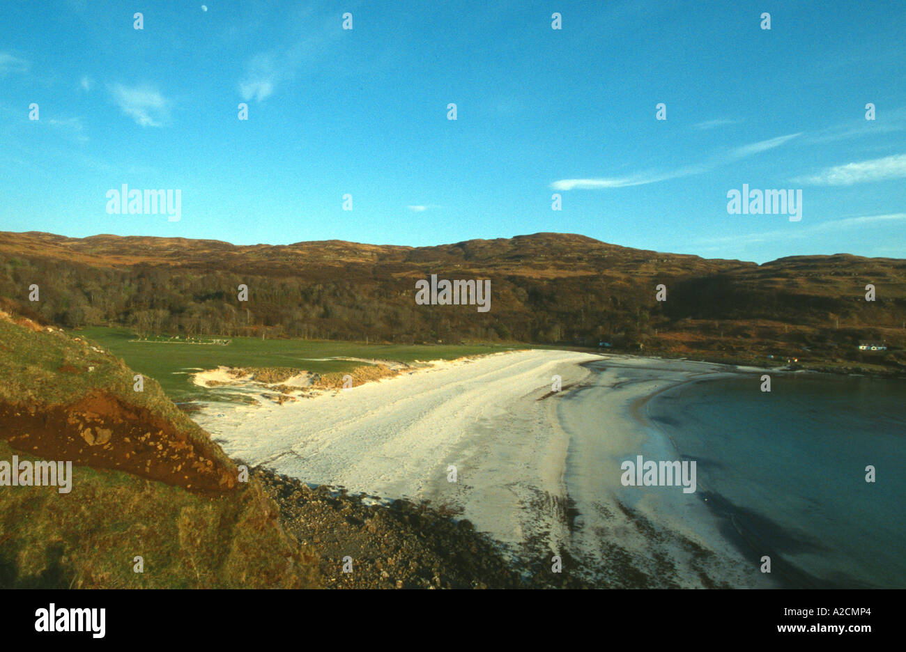 Calgary Beach Calgary Bay western coastline Isle of Mull island Inner ...