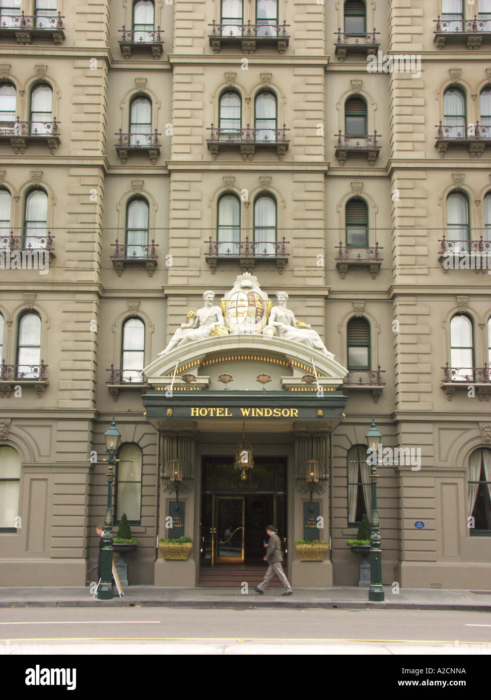 Melbourne Australia Hotel Windsor Stock Photo - Alamy