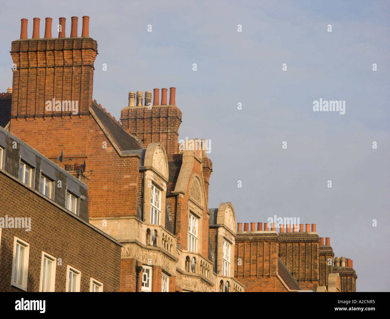 Marylebone London Rooftop Chimney Stock Photo - Alamy