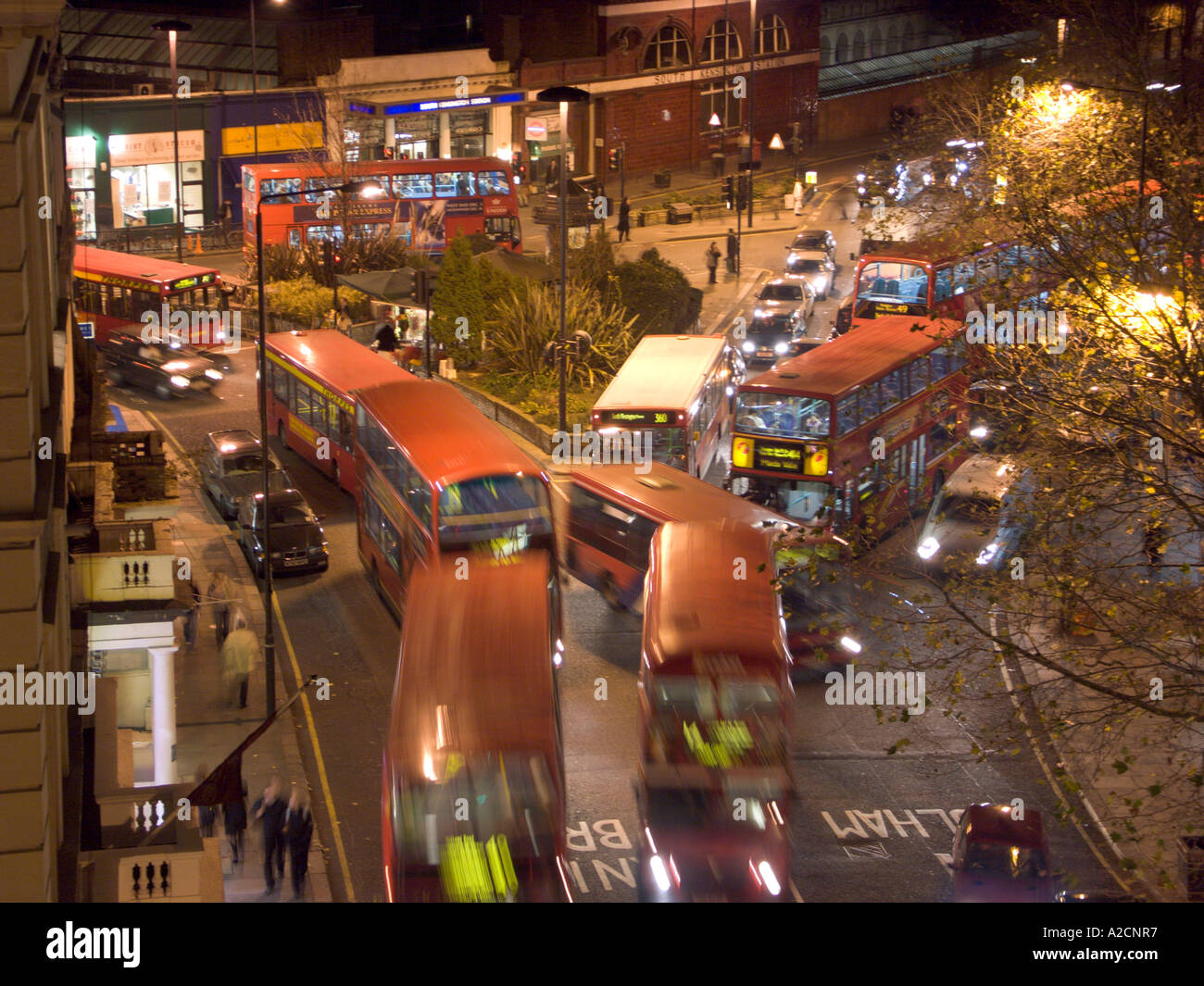London bus traffic jam hi-res stock photography and images - Alamy