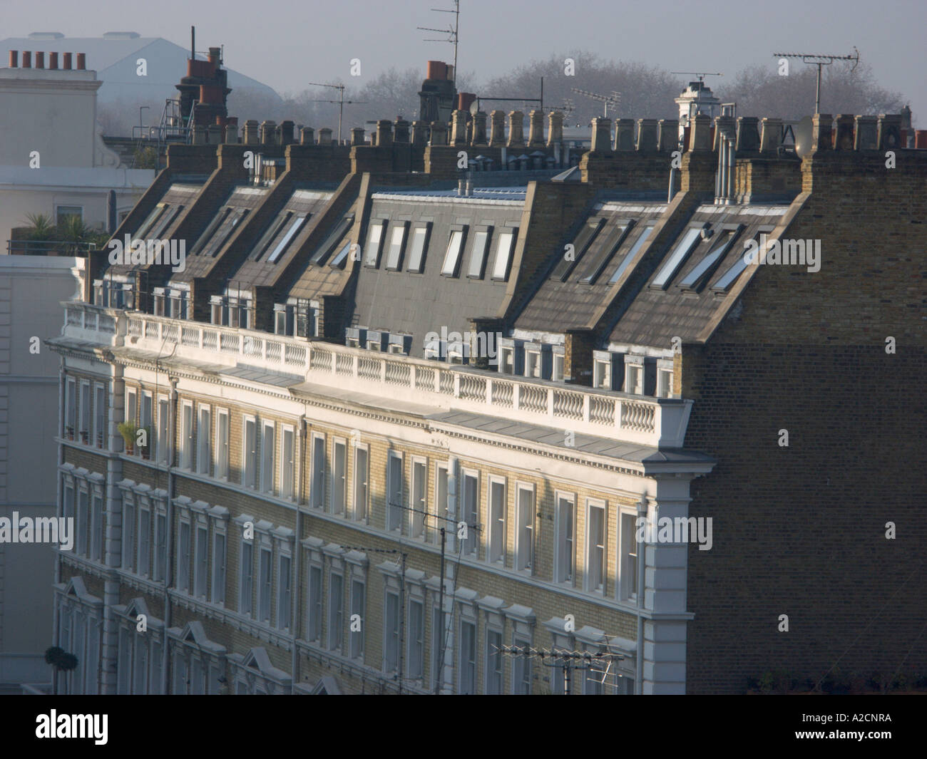 South Kensington London England Rooftop Stock Photo - Alamy