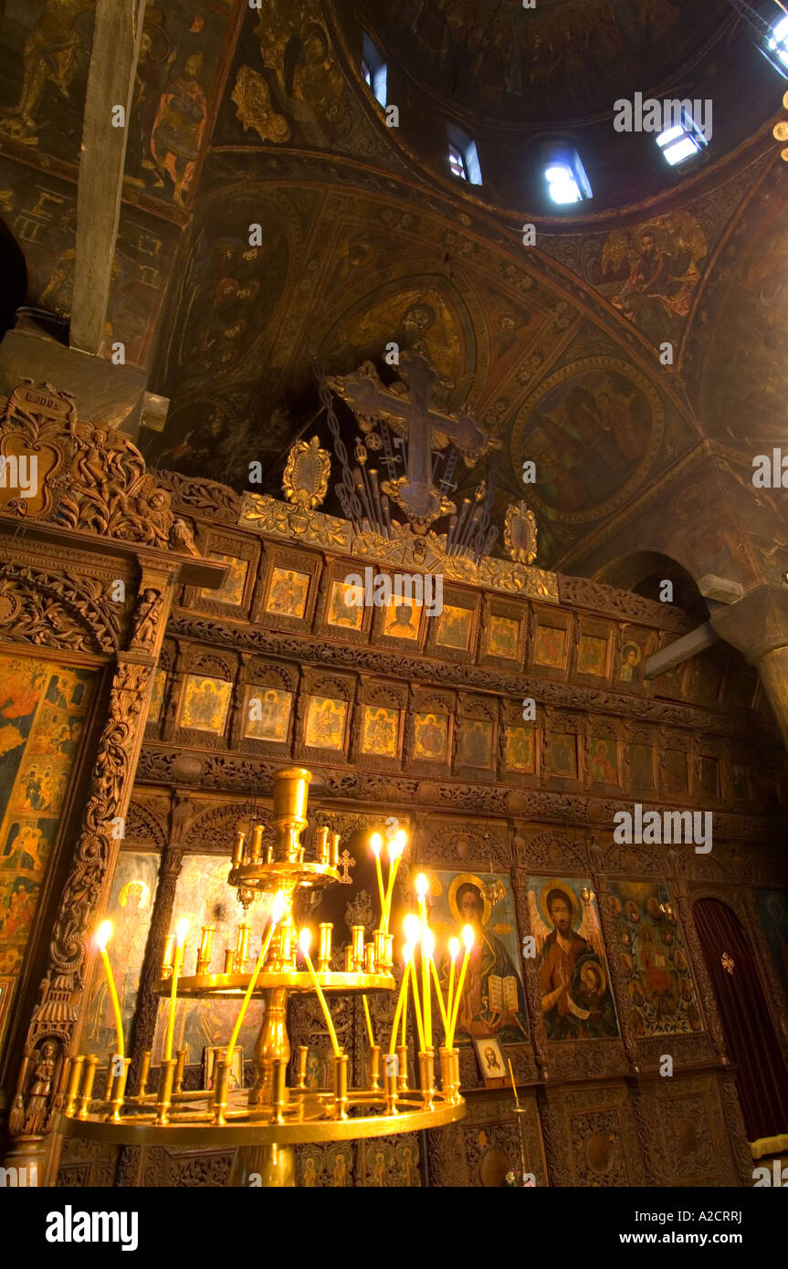 Europe Bulgaria Troyan Monastery famous for its interior and exterior ...