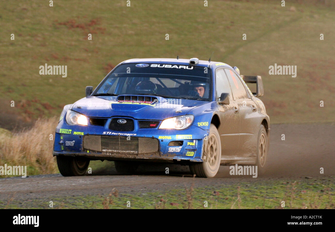 Chris Atkinson - Subaru Rally Driver Stock Photo - Alamy