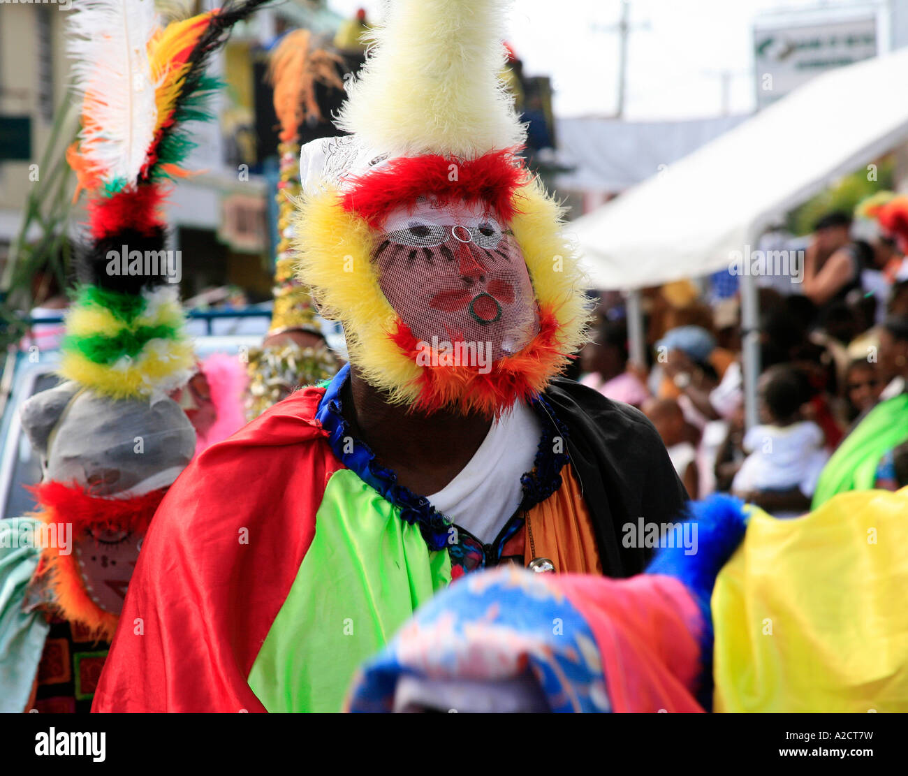 Carnival at the Nevis Culturama Parade Stock Photo - Alamy