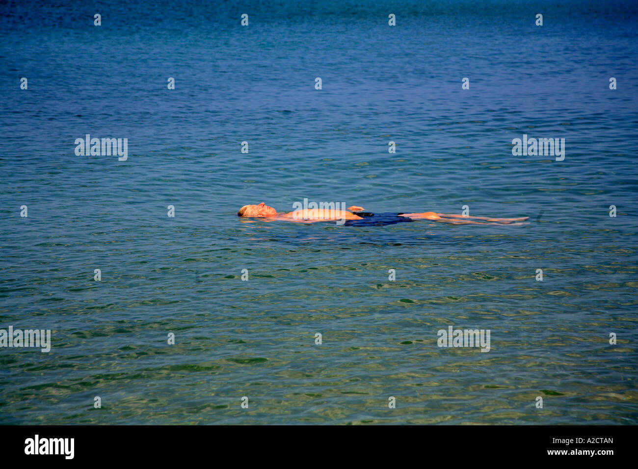 Just relaxing and floating along Stock Photo - Alamy