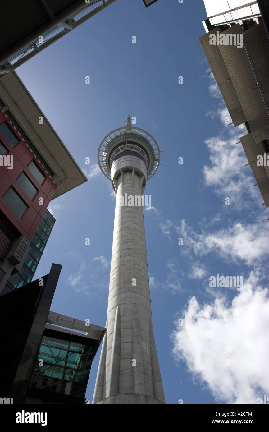 Auckland sky tower deck hi-res stock photography and images - Alamy