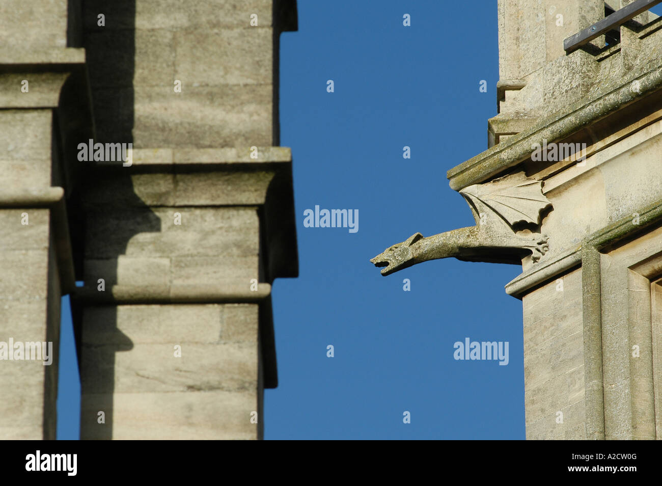 Gargoyle on a roof of a building in the UK Stock Photo - Alamy