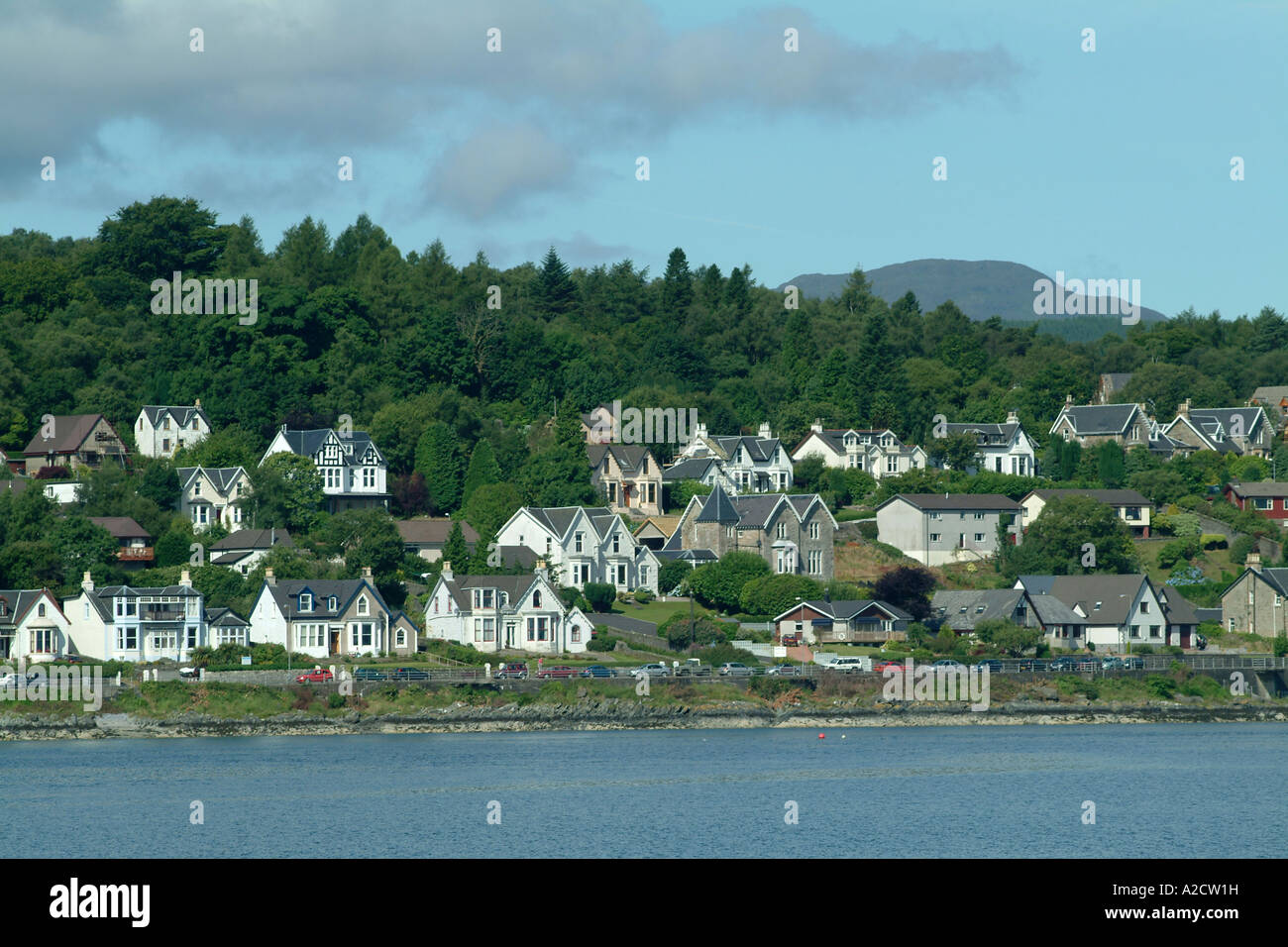 Pretty village of Strone in Argyll, Scotland Stock Photo - Alamy