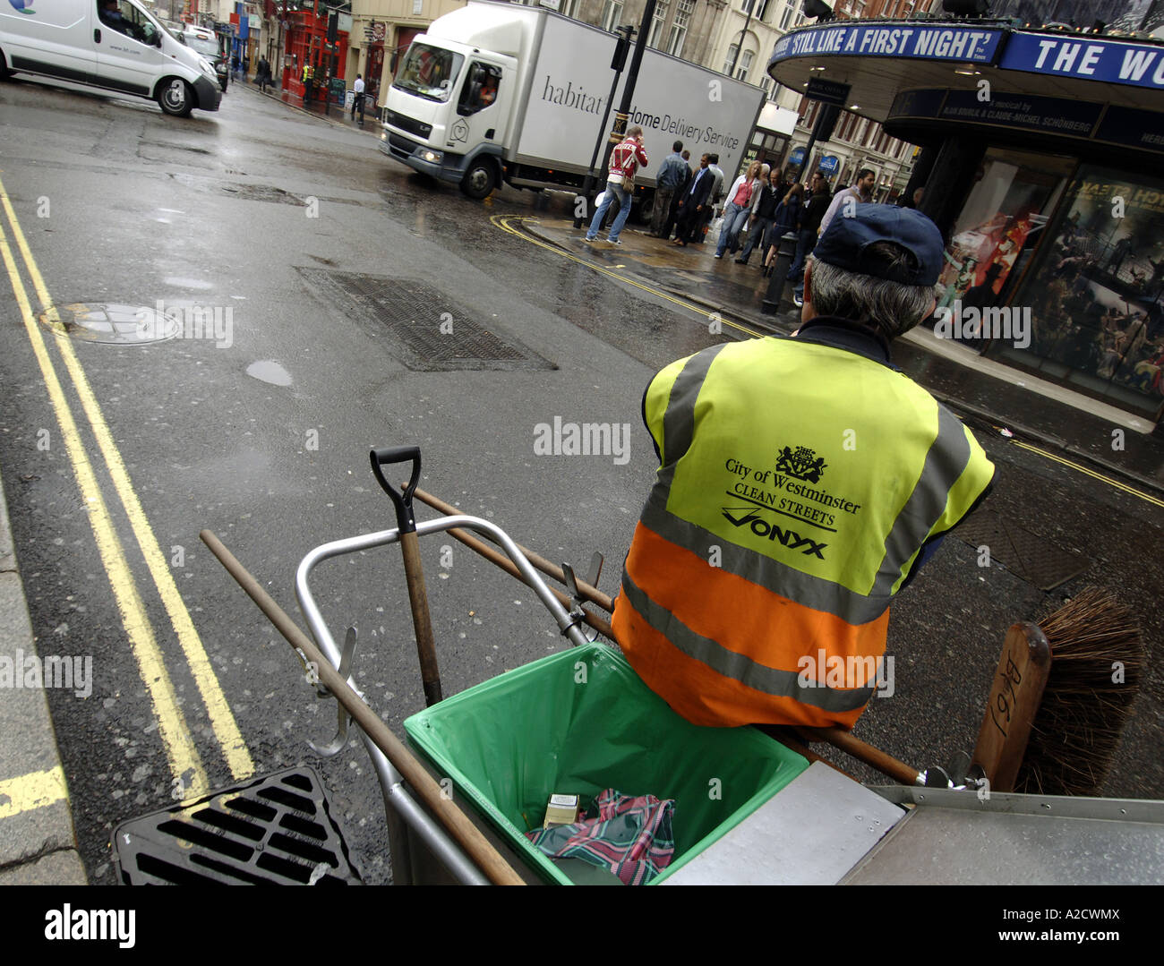 Soho street cleaning hi-res stock photography and images - Alamy