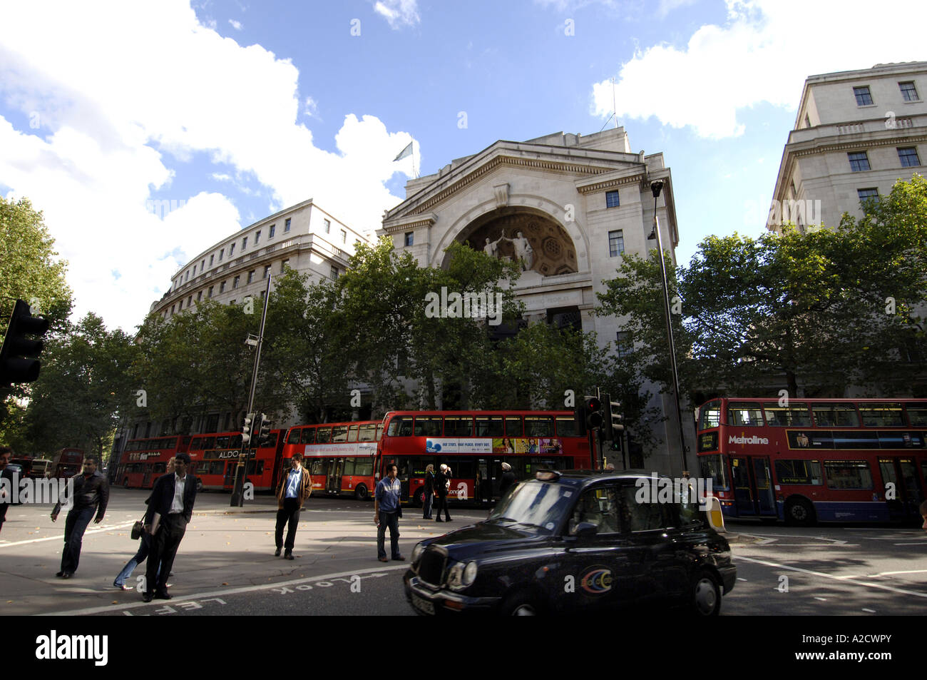 Outside Bush house in Aldwych London Stock Photo - Alamy