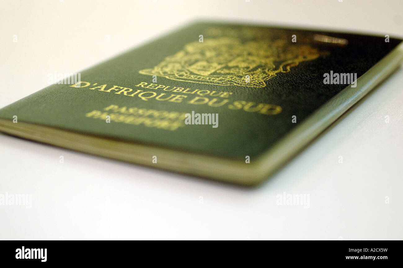 South african passport hi-res stock photography and images - Alamy