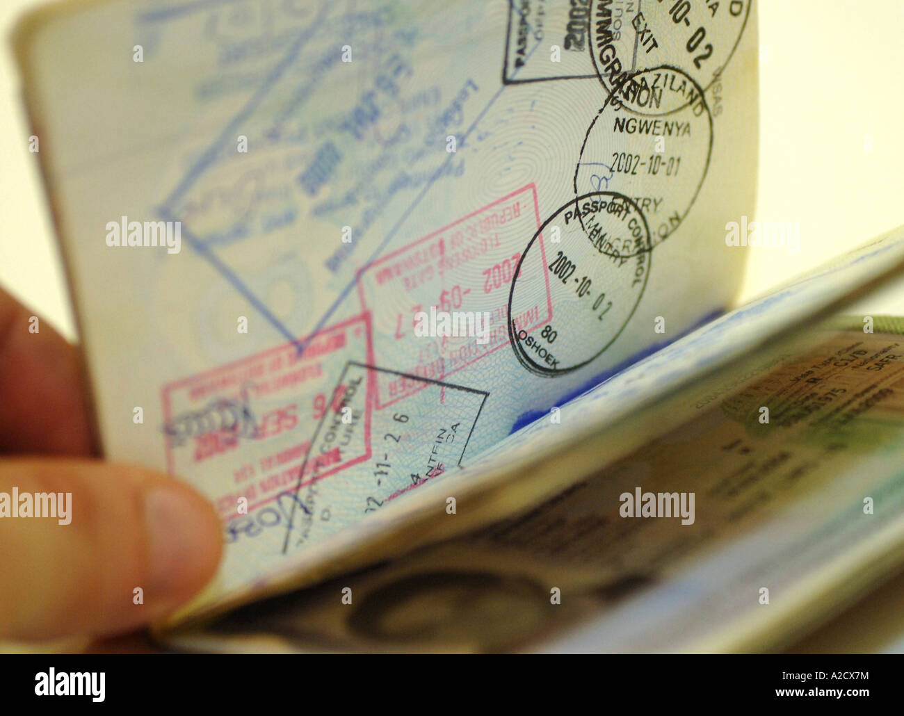 Passport and visa stock shots Stock Photo - Alamy