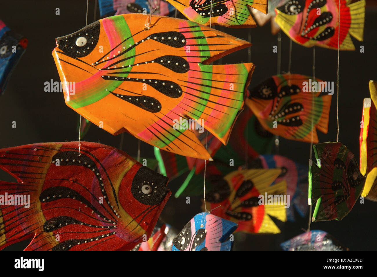 Wood carved tropical fish hi-res stock photography and images - Alamy