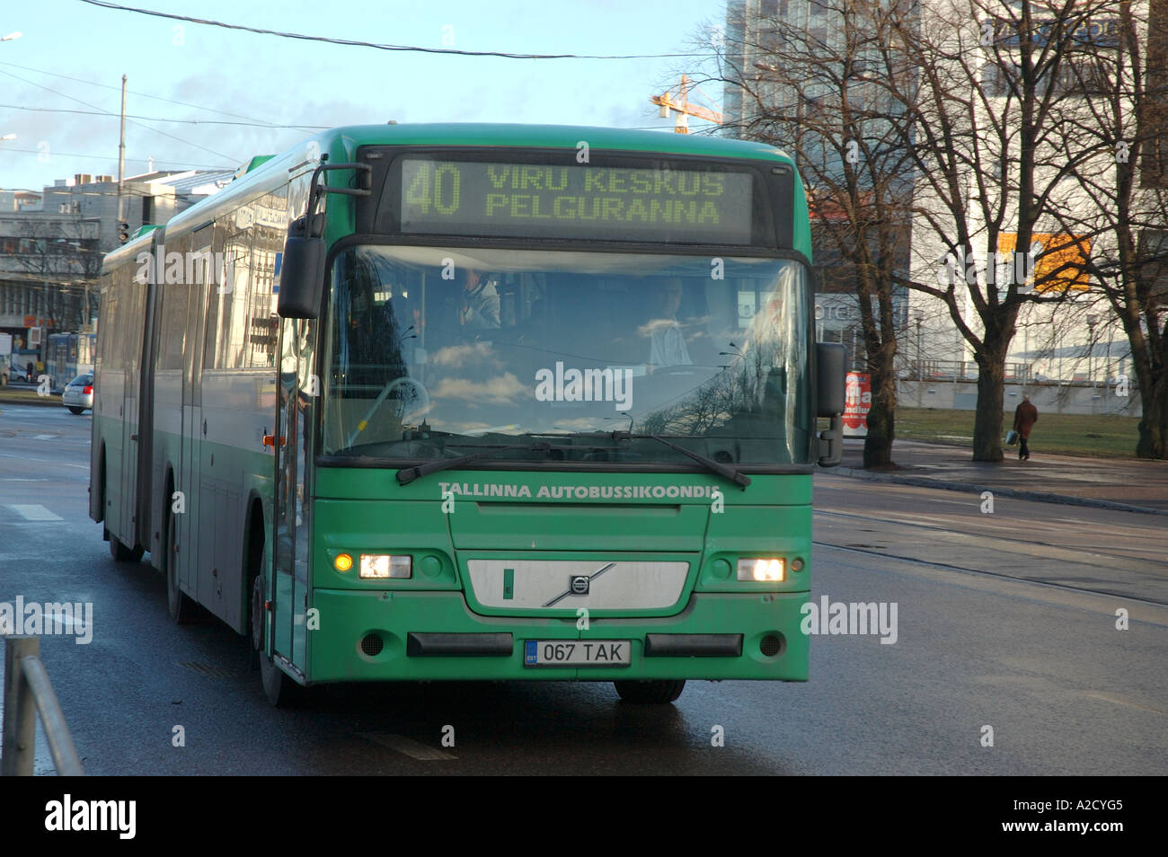 Public bus travelling along road hi-res stock photography and images ...