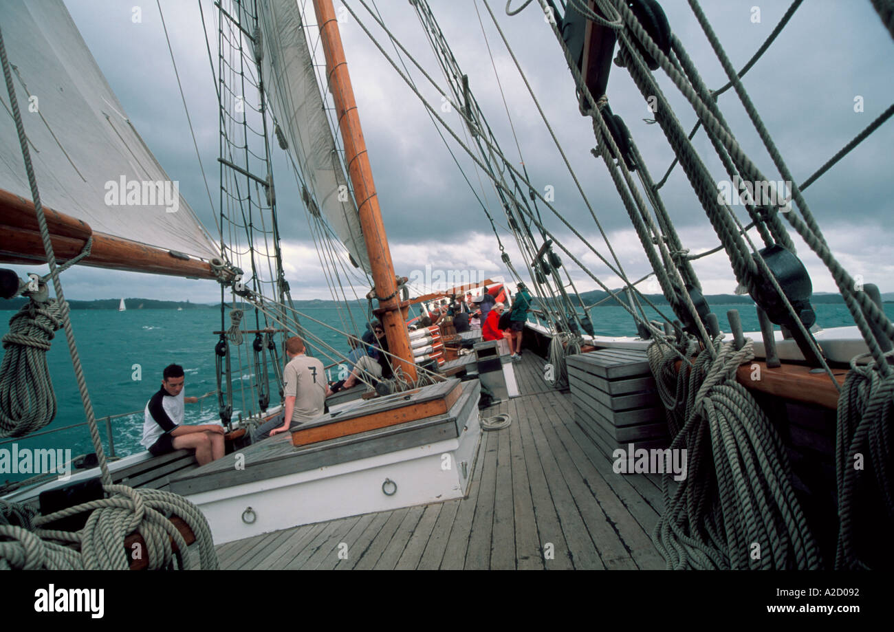 Tall ship sailing Stock Photo - Alamy