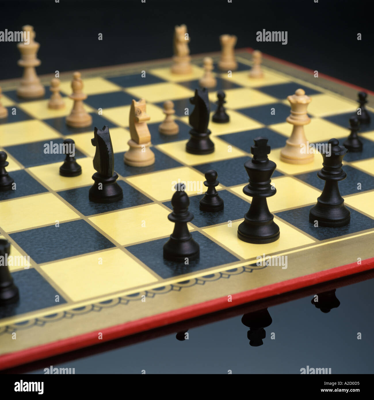 Black and yellow squares chess board hi-res stock photography and ...