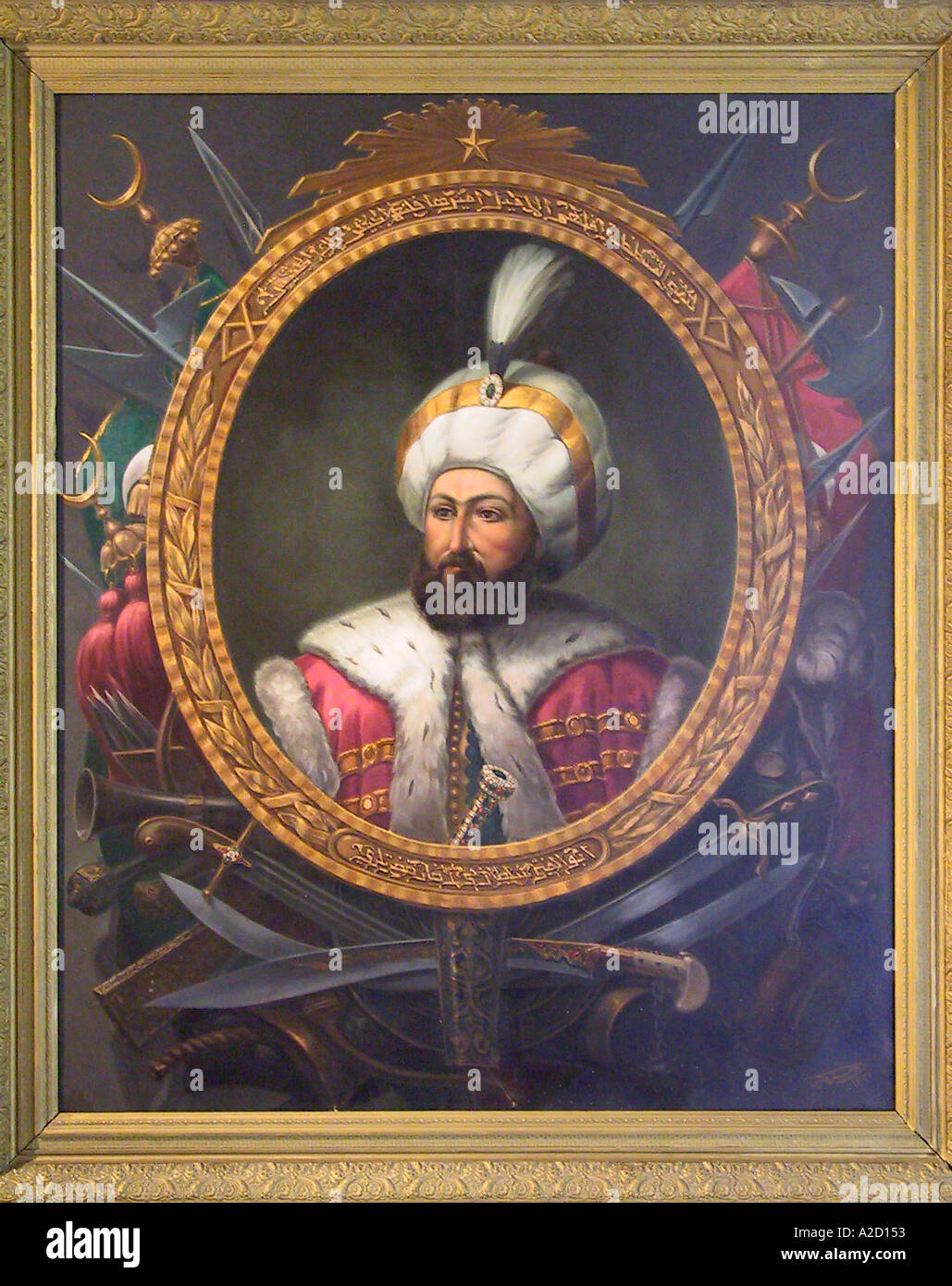 Sultan Mehmet the Conqueror Oil painting on Canvas by Hasan Riza 1903 ...