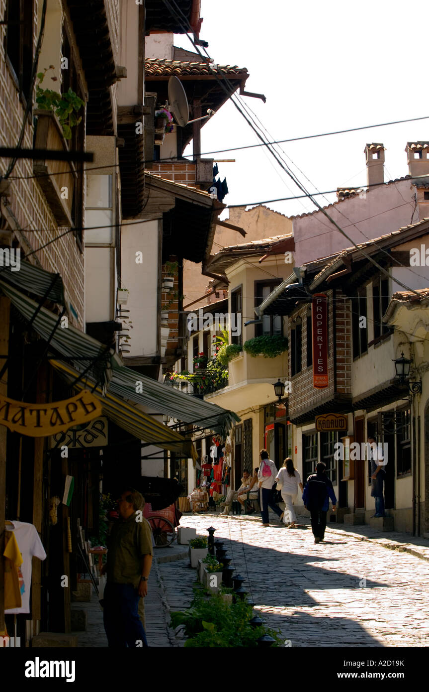 Europe Bulgaria Veliko Tarnovo Old Town Rakovski Ulica Stock Photo - Alamy