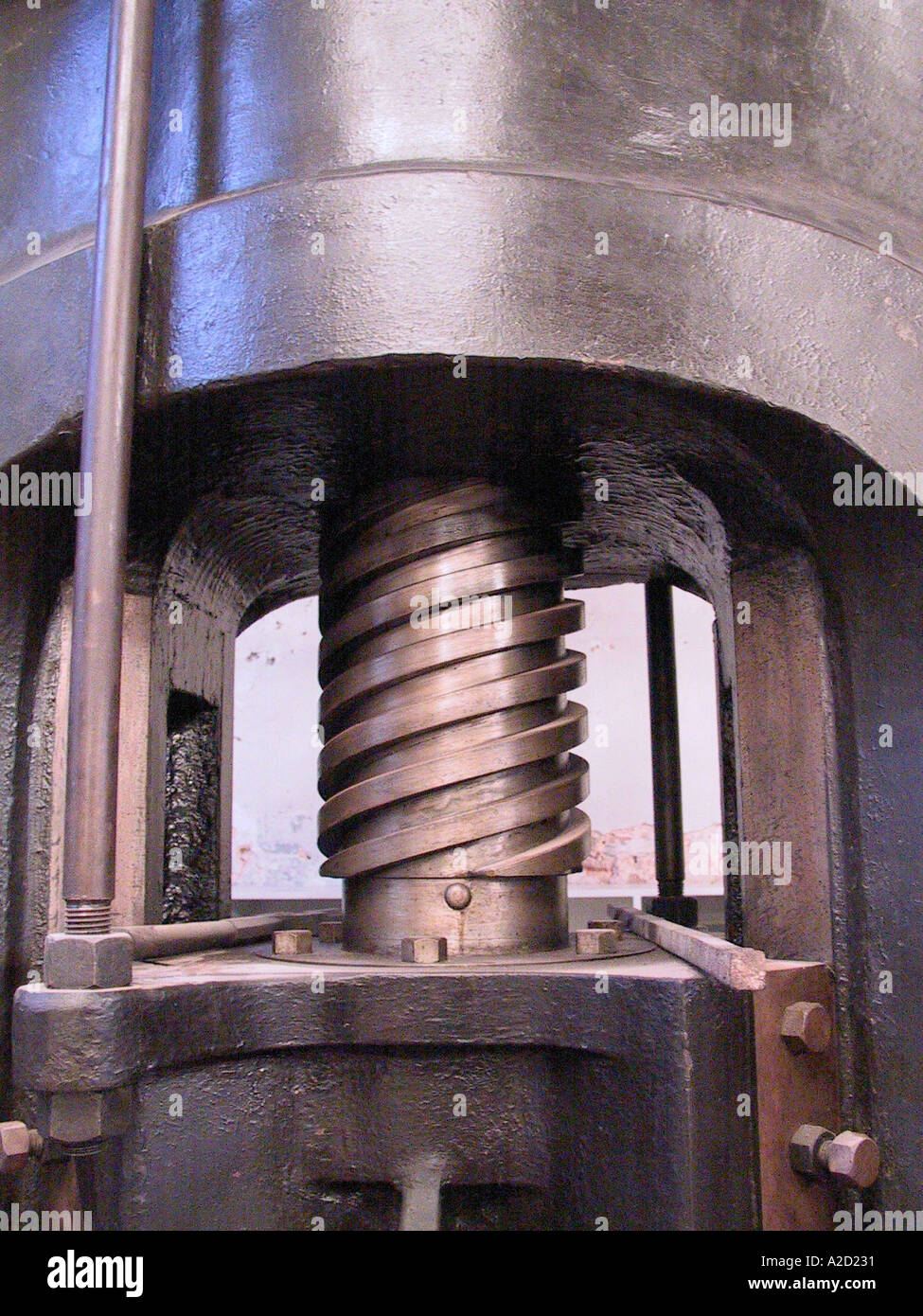 Printing press at the Imperial Mint Topkapi Palace Istanbul Turkey ...