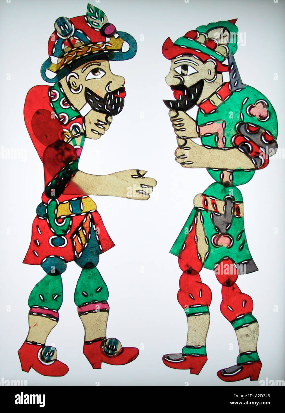 Karagoz and Hacivat main characters of Turkish traditional shadow ...