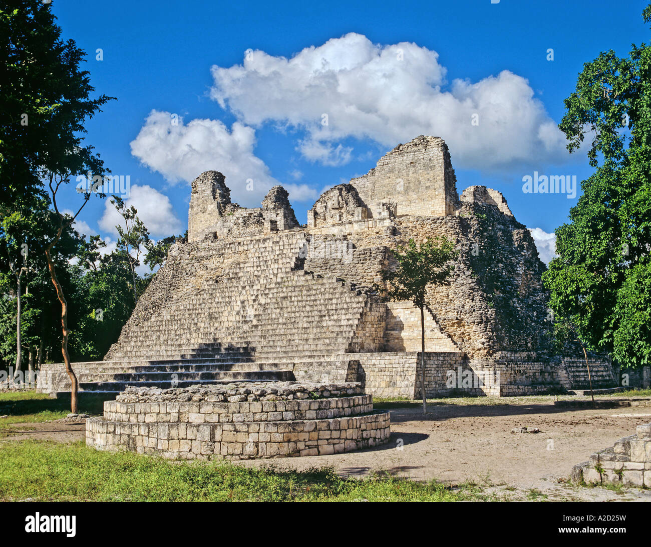 Becan Campeche State Mexico Stock Photo - Alamy