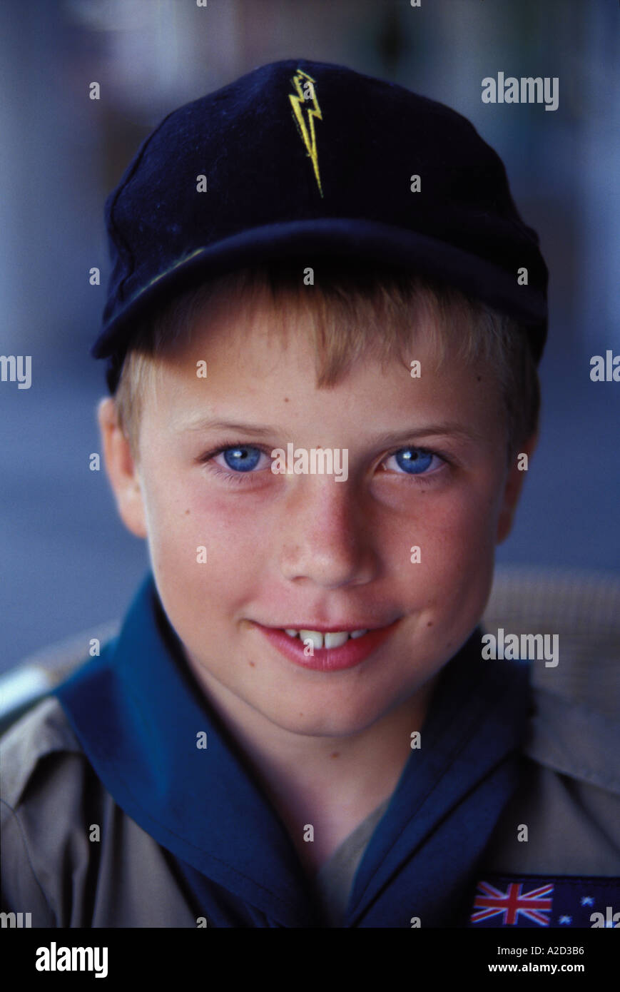 Australian Boy Scout Stock Photo - Alamy