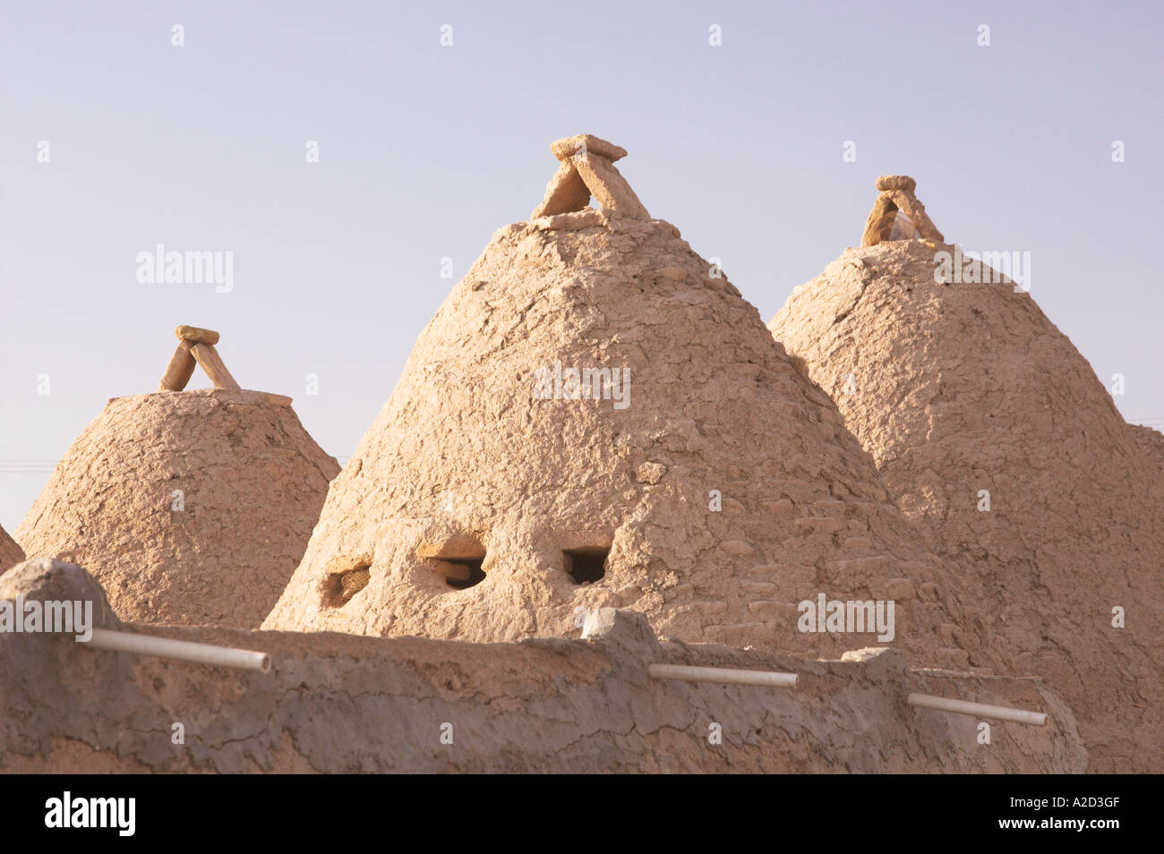 Typical bee hive shaped homes in the village of Harran Turkey Stock ...