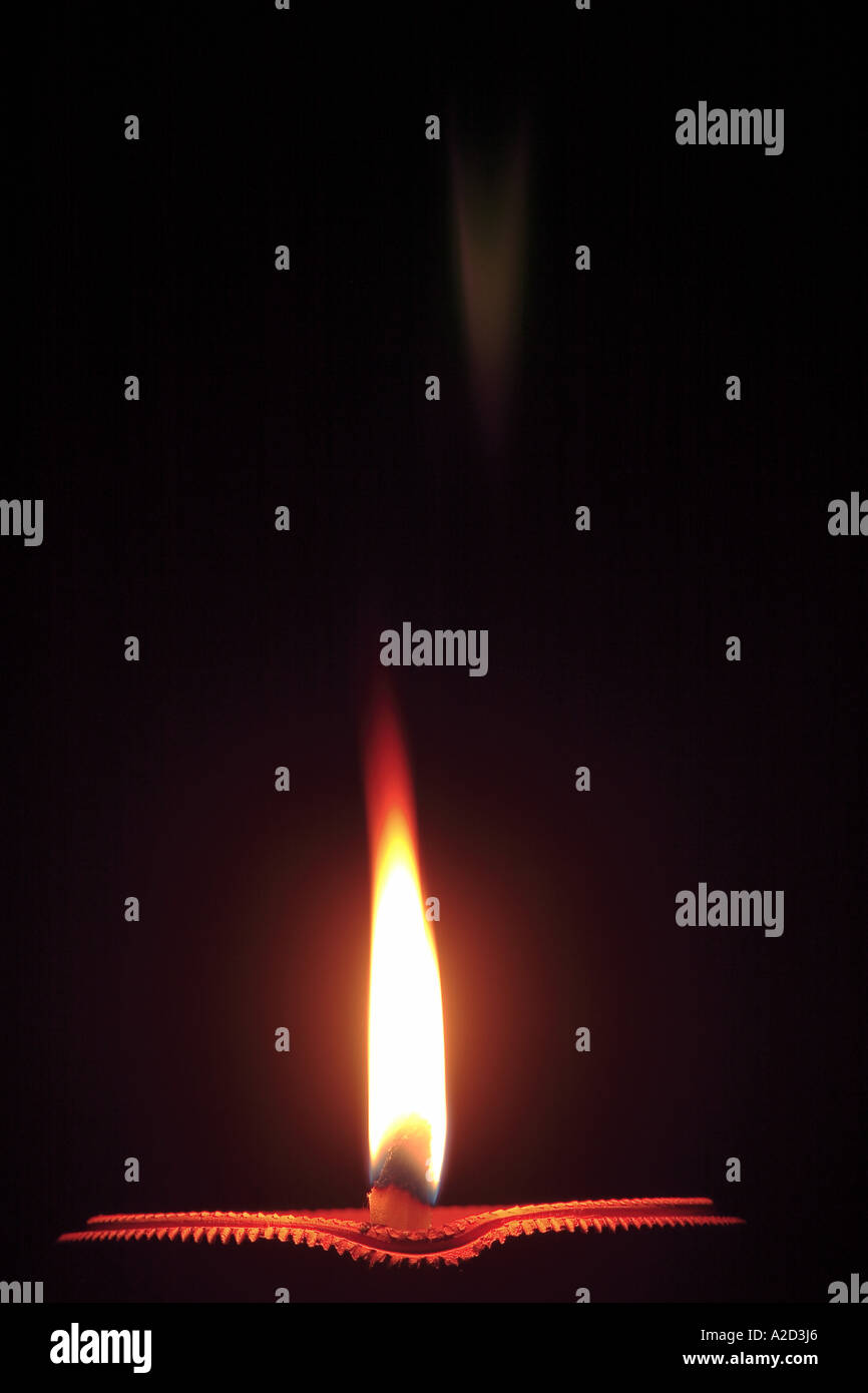 HPA76885 Oil Lamp Flame concept Diwali festival India Stock Photo - Alamy