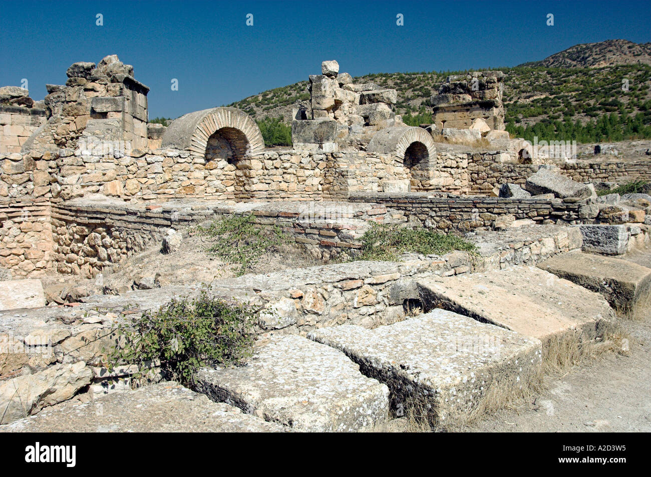 The Martyrium of St. Philip the Apostle in the ruins of Hierapolis ...