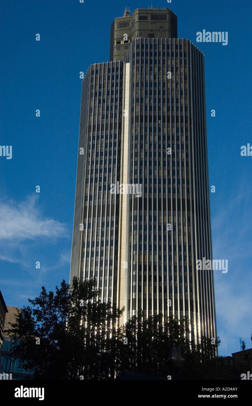 Tower 42 in the city of London, formerly the NatWest building, the ...
