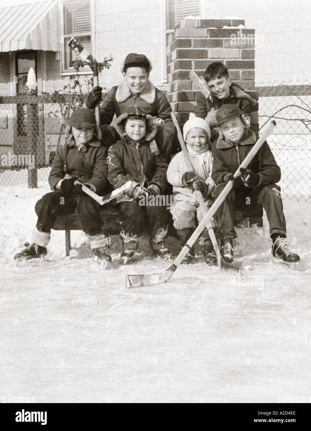 1950s Backyard Playing High Resolution Stock Photography and Images - Alamy