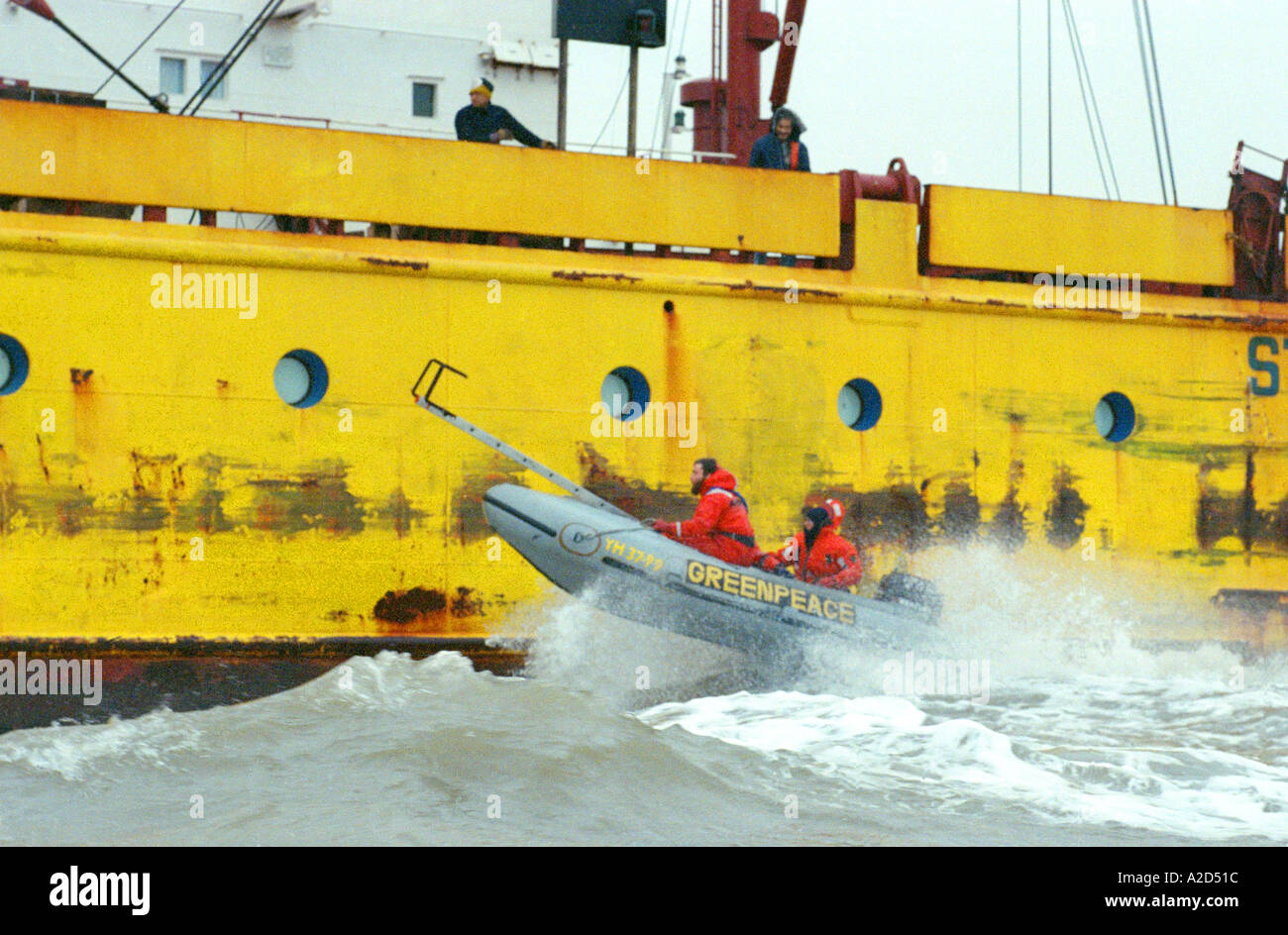 Greenpeace activists try to board vessel carrying pressure vessel to ...