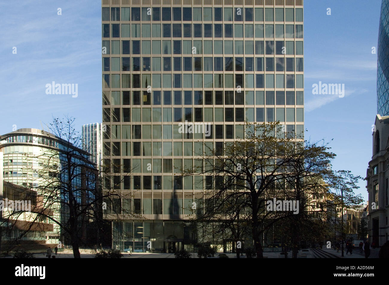 Office building, formerly the CU building, in the city of London at St ...