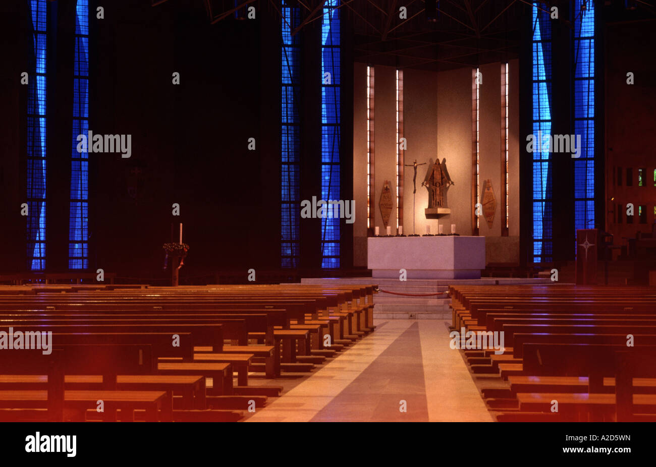 INTERIOR OF LIVERPOOL CATHOLIC CATHEDRAL. ENGLAND. UK Stock Photo - Alamy