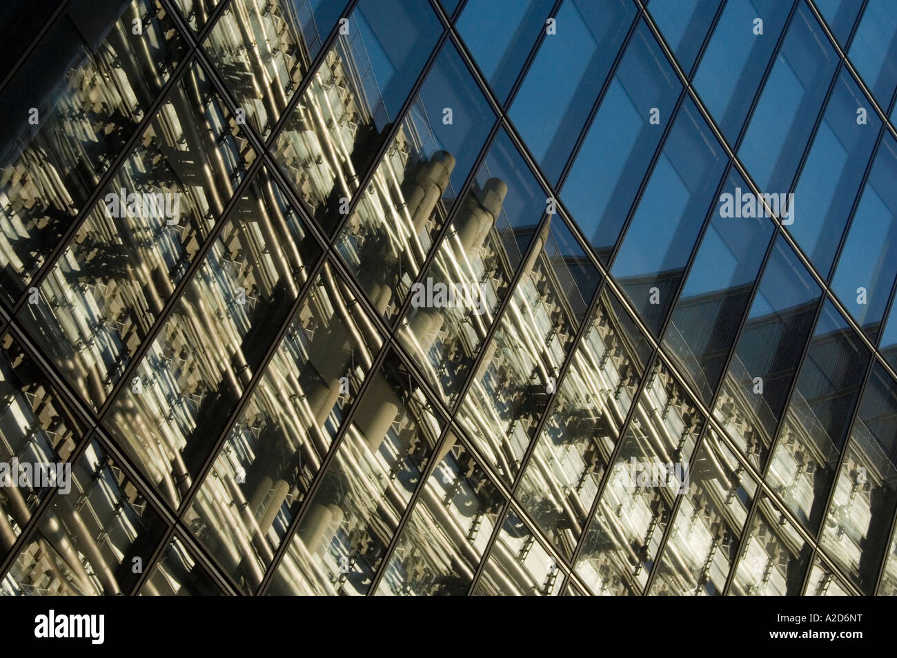 reflections on a glass building Stock Photo - Alamy