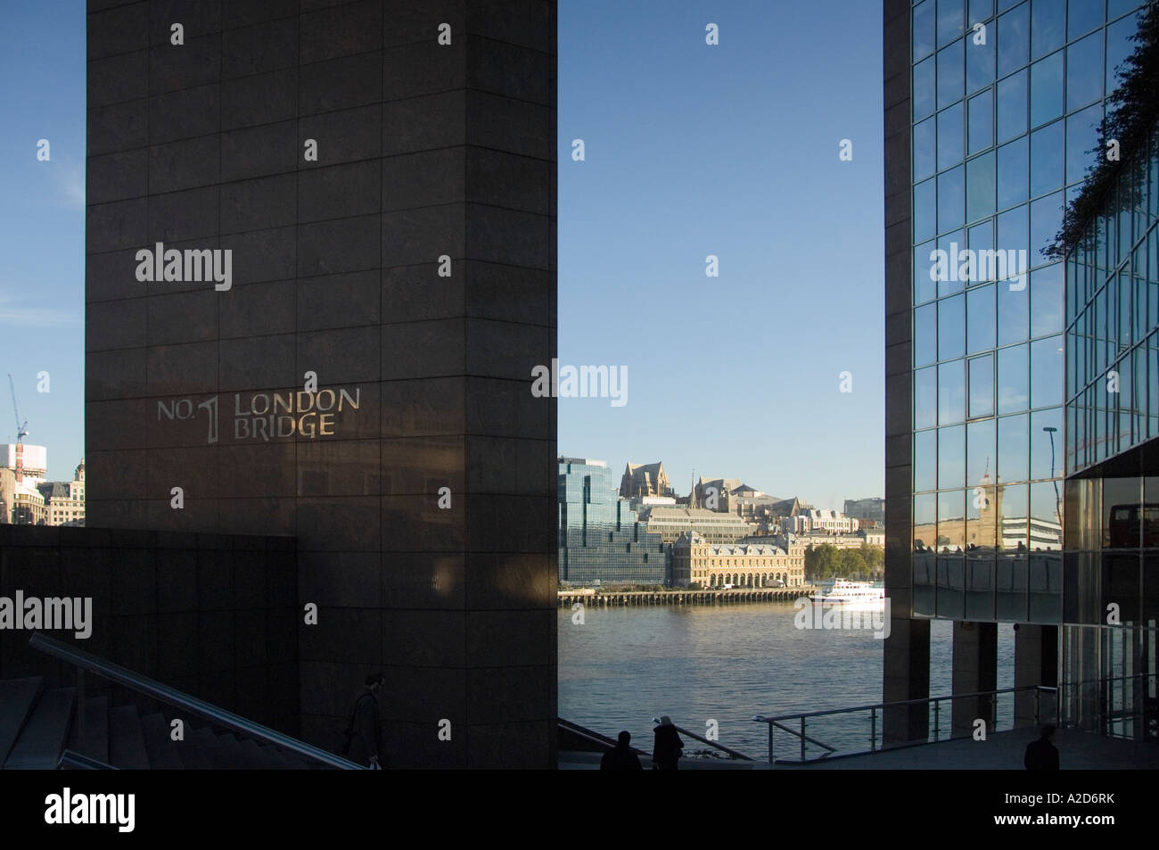 The river Thames seen from number 1 London Bridge office building ...
