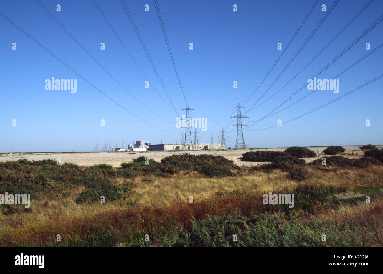 Power lines dungeness hi-res stock photography and images - Alamy