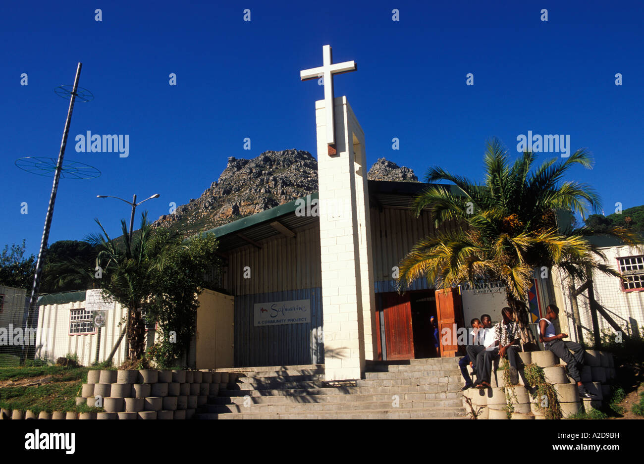 Church built out of containers Houtbay Township Imizamo Yethu Cape Town ...