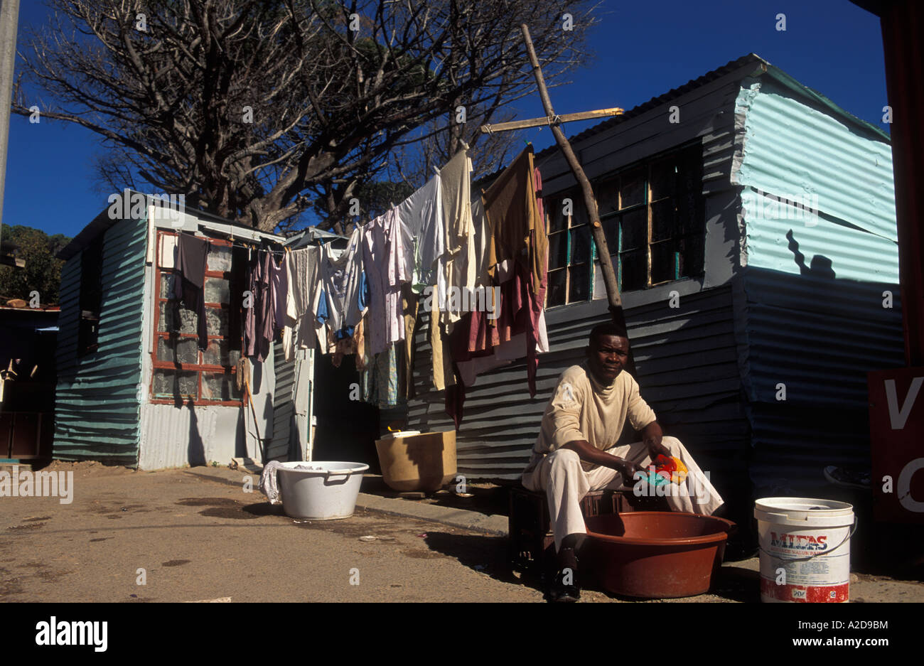 Township shack house slum hi-res stock photography and images - Alamy