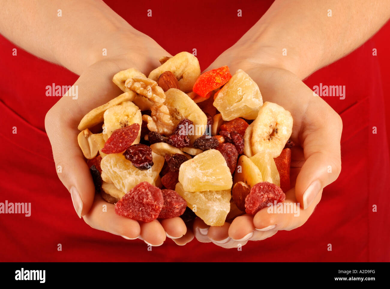 Handful fruit and nuts hi-res stock photography and images - Alamy