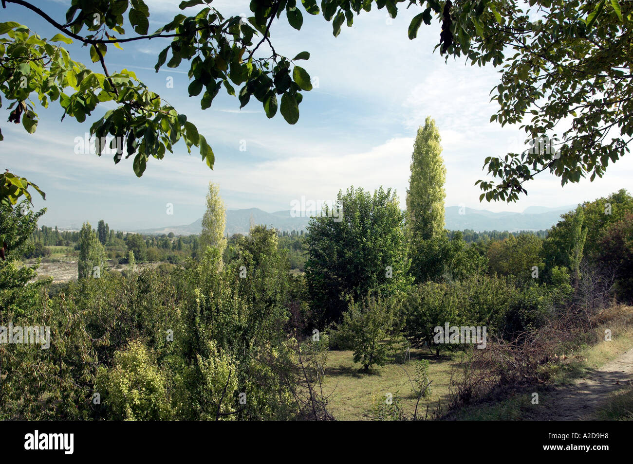 Turkish countryside as seen from the former city of Colossae Turkey ...