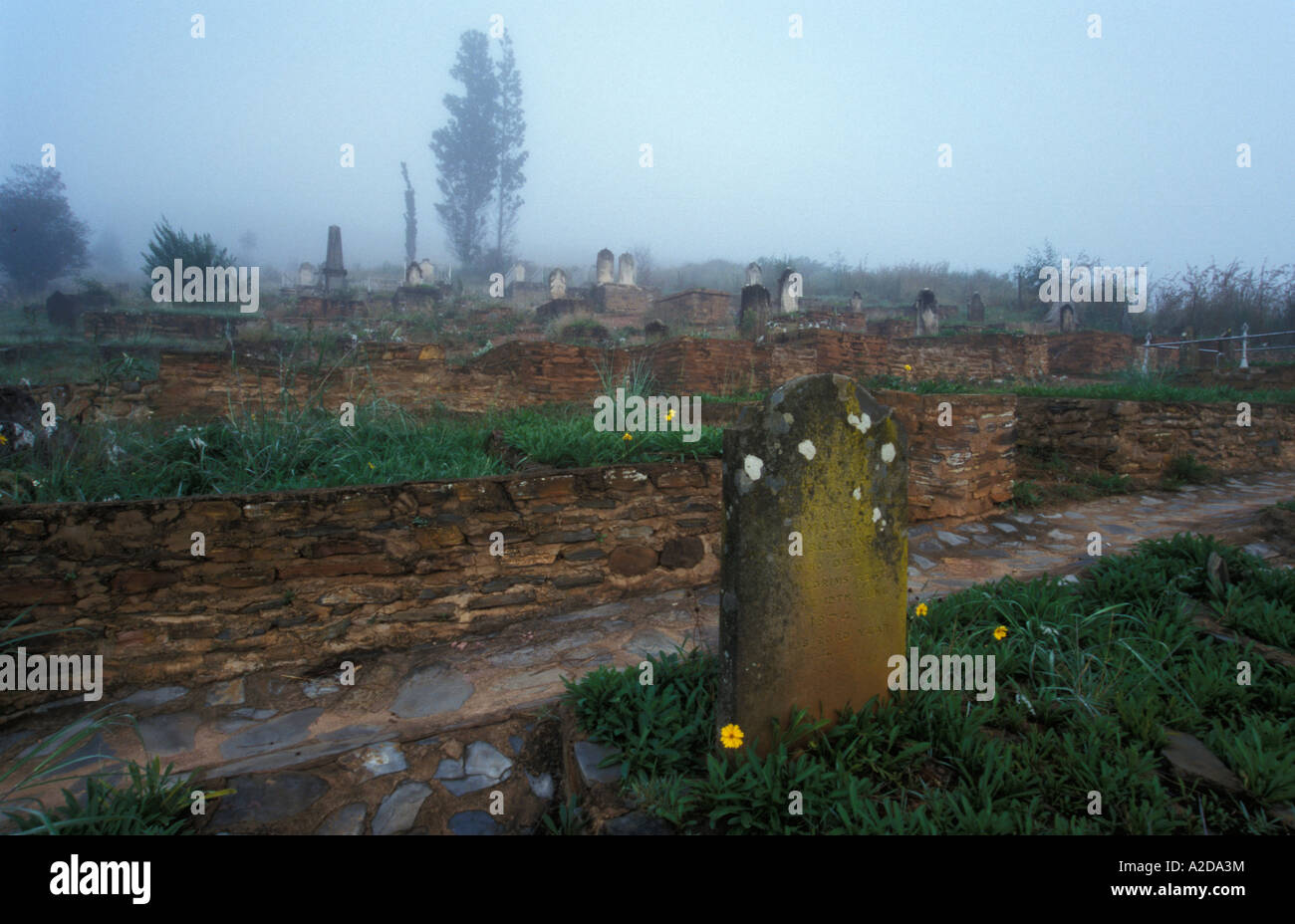 Historical cemetery Pilgrim's Rest gold mining village from the 1870 s ...