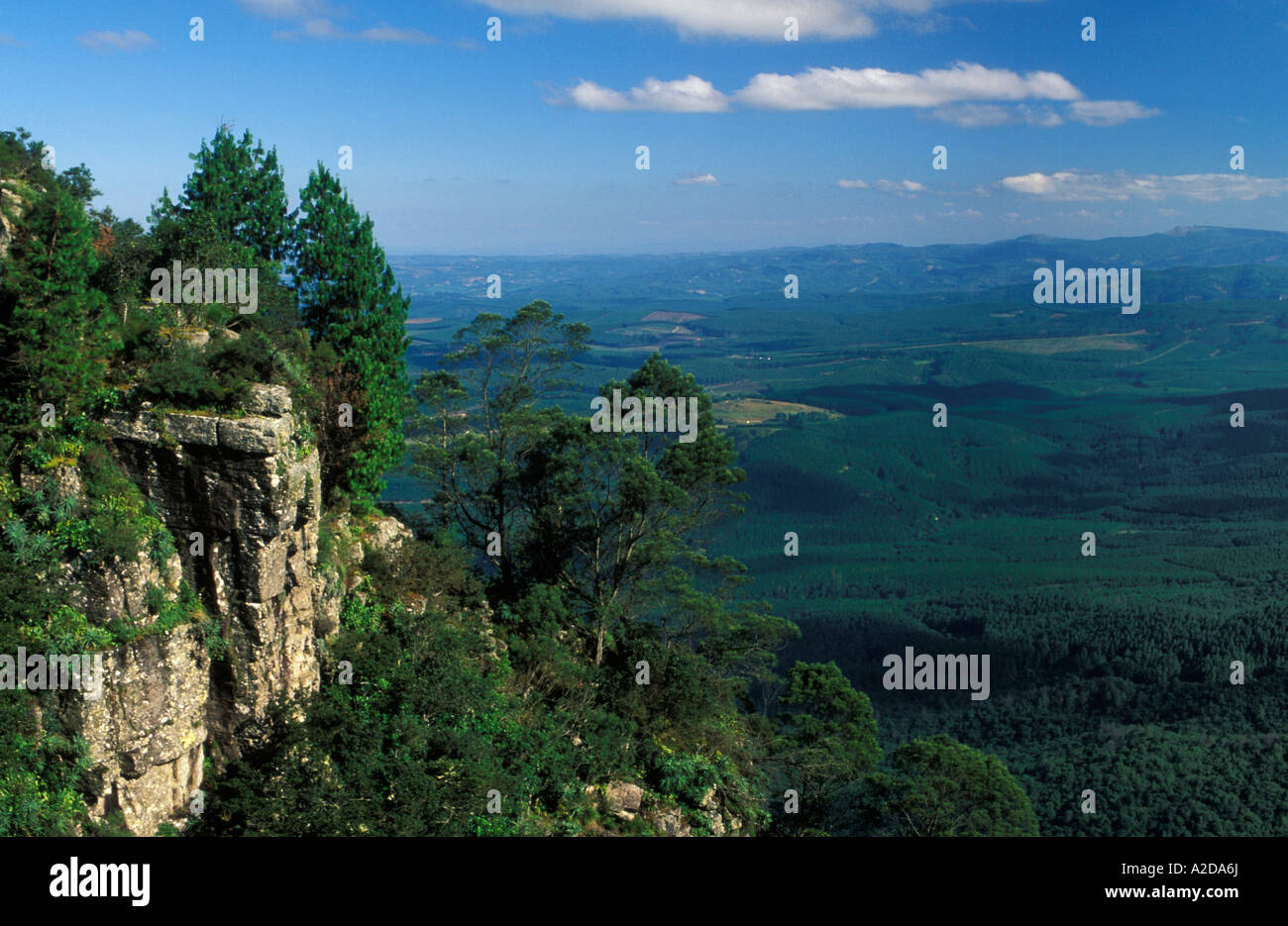 God's window scenic viewpoint from the escarpment over the lowveld ...