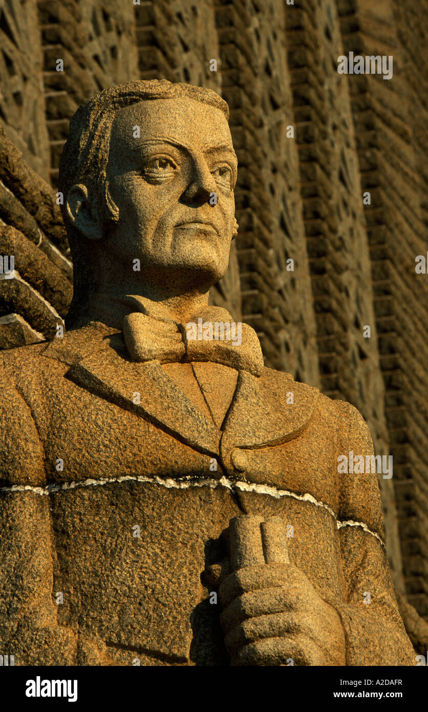 statue of Andries Pretorius Voortrekker monument Pretoria South Africa ...