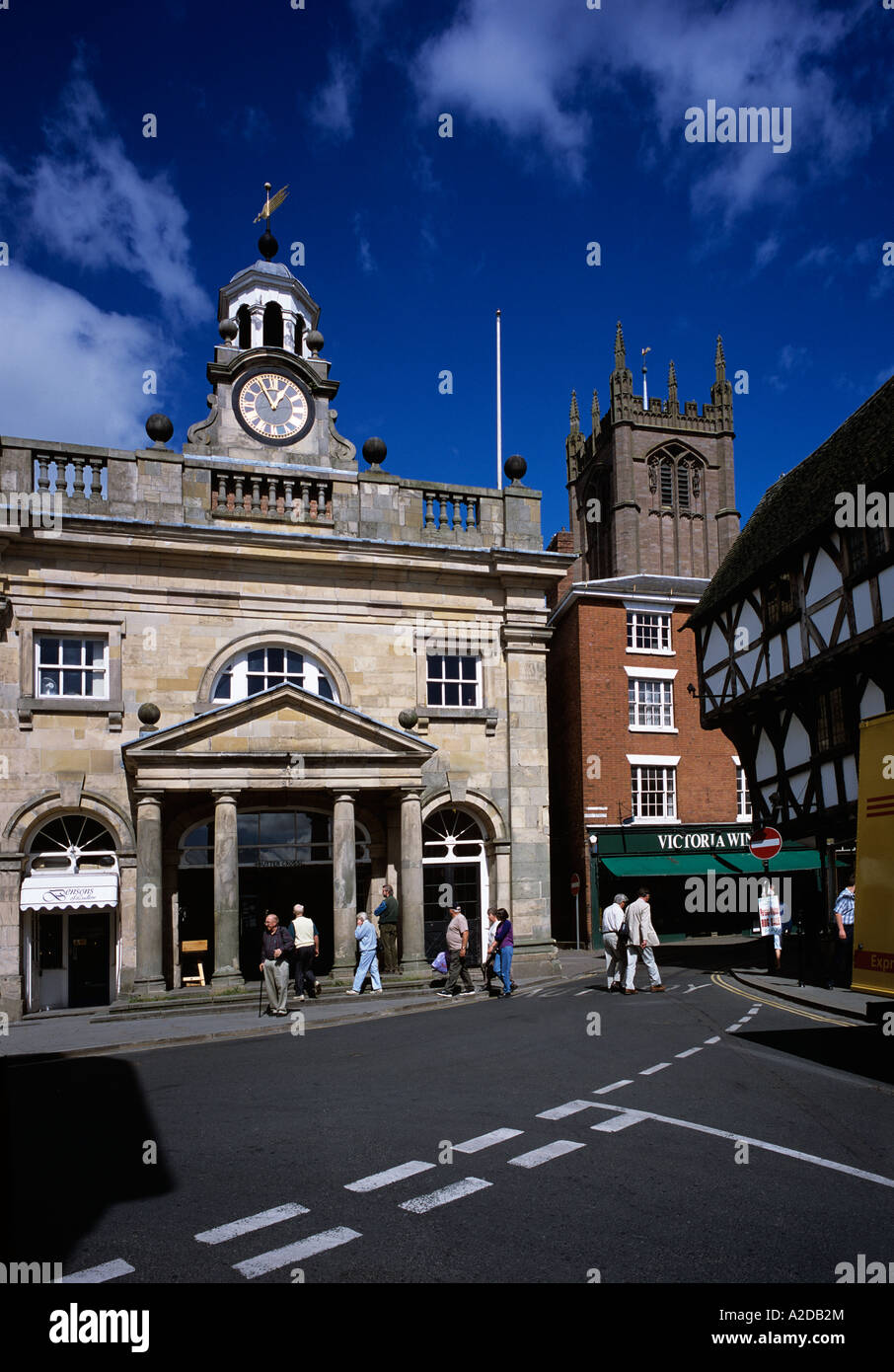 Ludlow clock tower hi-res stock photography and images - Alamy