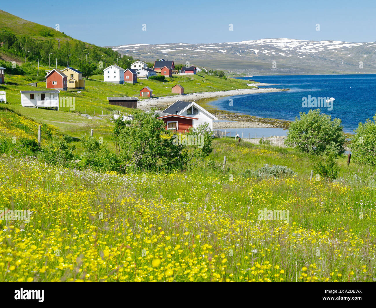 Kvalsund, landscape Stock Photo - Alamy