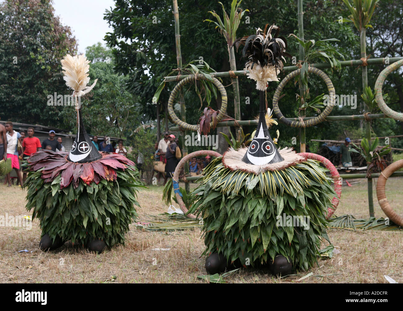 Tubuans perform at a Tolai Death Ceremony, Matupit Island, East New ...