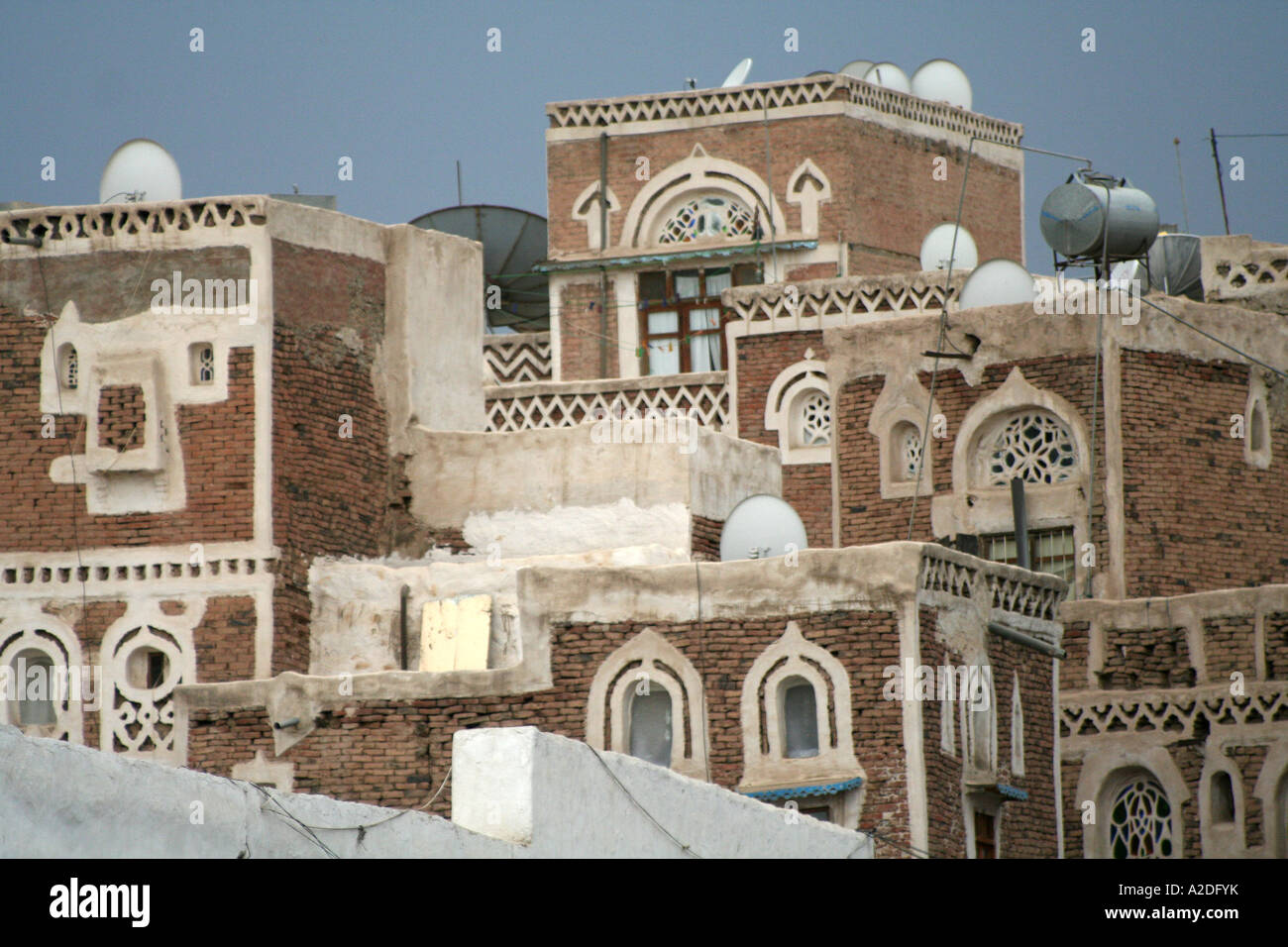 Building Sana Yemen Stock Photo - Alamy