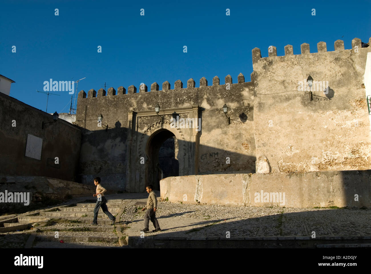 The Kasbah Tangier Morocco Stock Photo - Alamy
